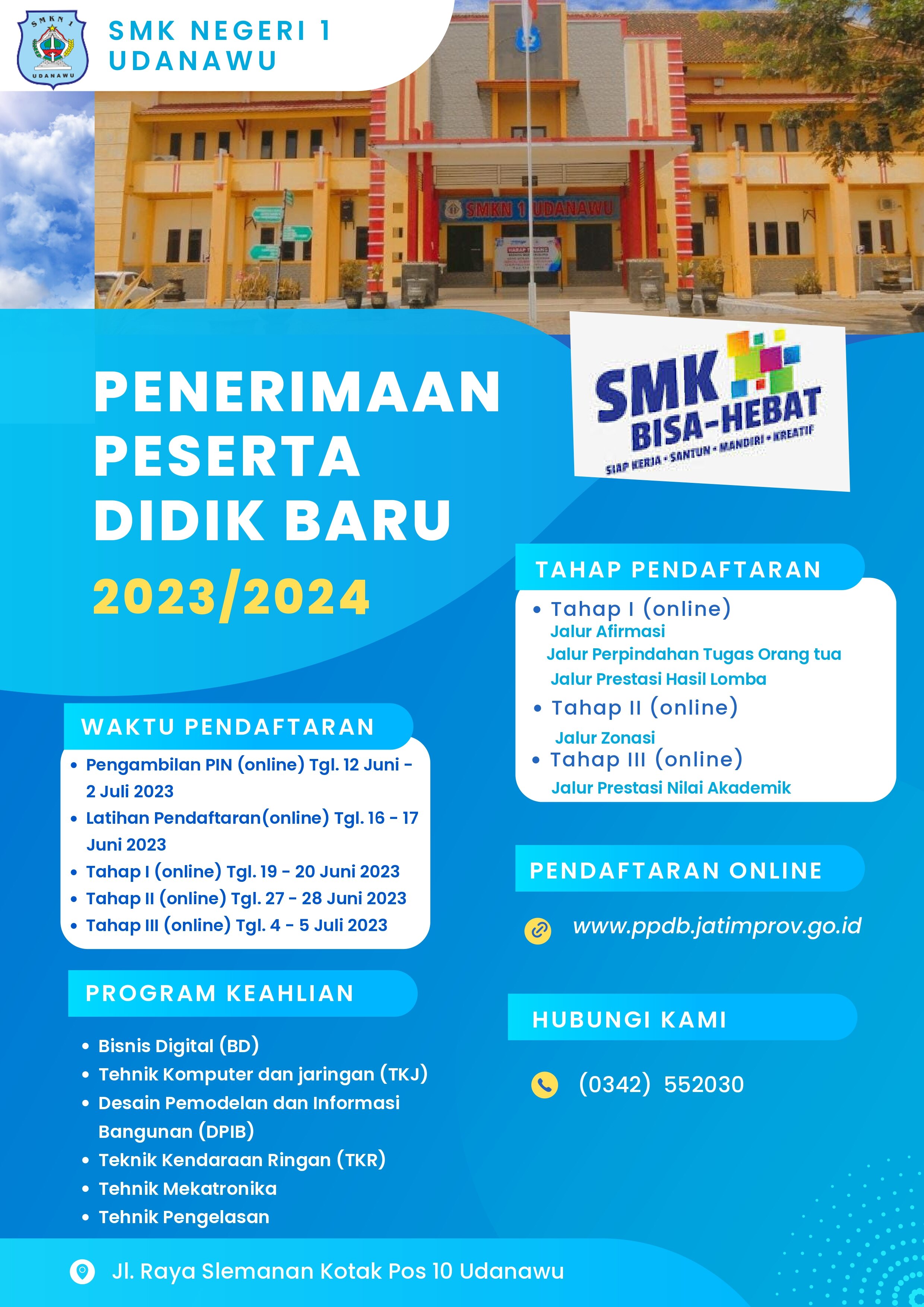 Informasi PPDB SMKN 1 Udanawu 2023/2024 - SMKN 1 Udanawu